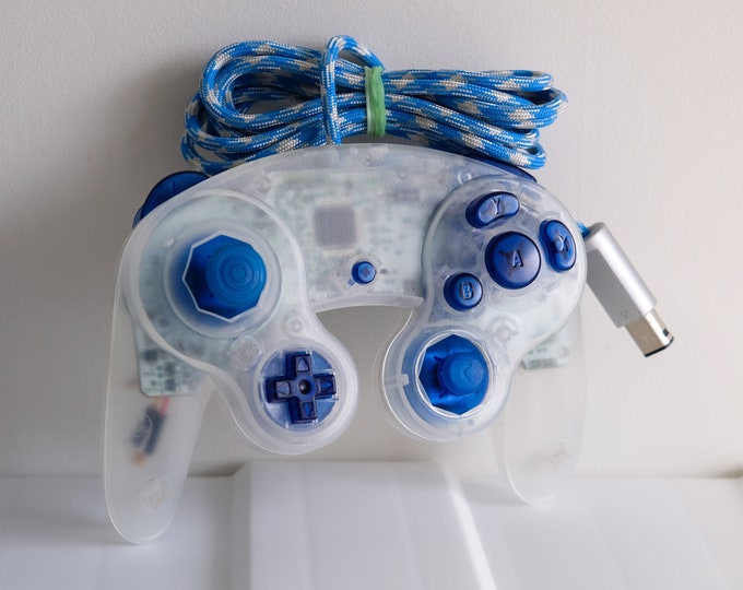 Authentic Official Nintendo Gamecube Controller - Emerald Blue - Tight Stick - Excellent ...