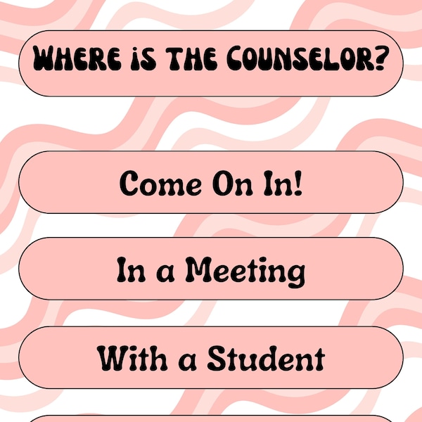 Where is the Counselor Sign - Etsy