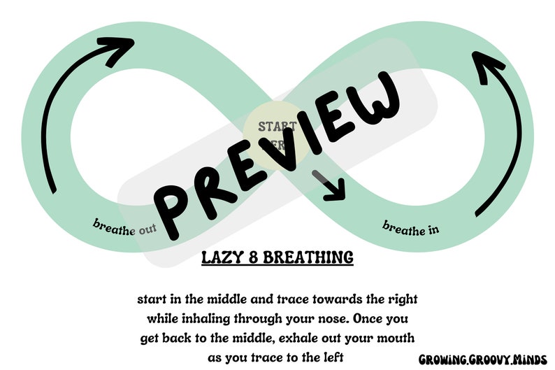 Anxiety Breathing Cards - Etsy