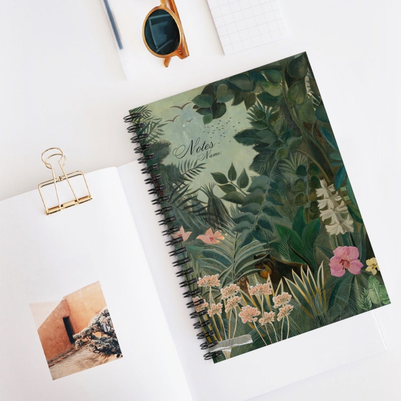 Jungle Theme Spiral Notebook Ruled Line, Notebook, Notebook for Student ...