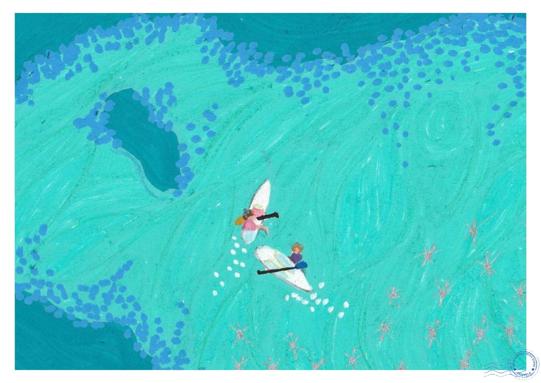 Paddling Sydney Australia Travel Print A4 - Etsy