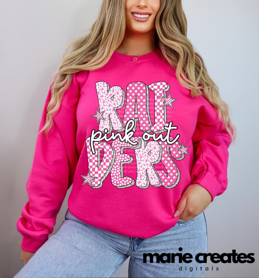 Pink Out PNG, Raiders Pink Out PNG, Breast Cancer Raiders PNG - Etsy