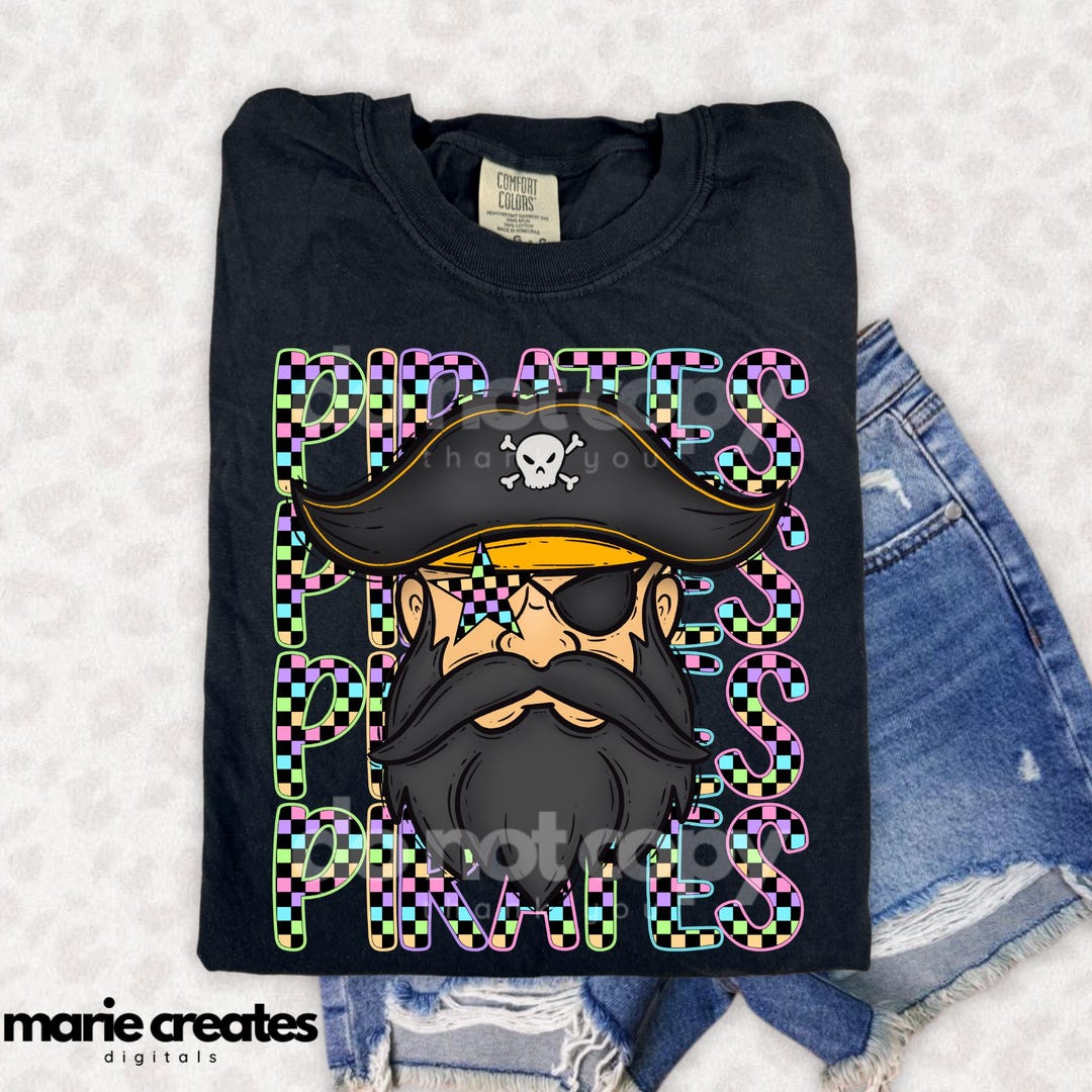 Pirates PNG, Pirates Mascot PNG, School Spirit PNG - Etsy