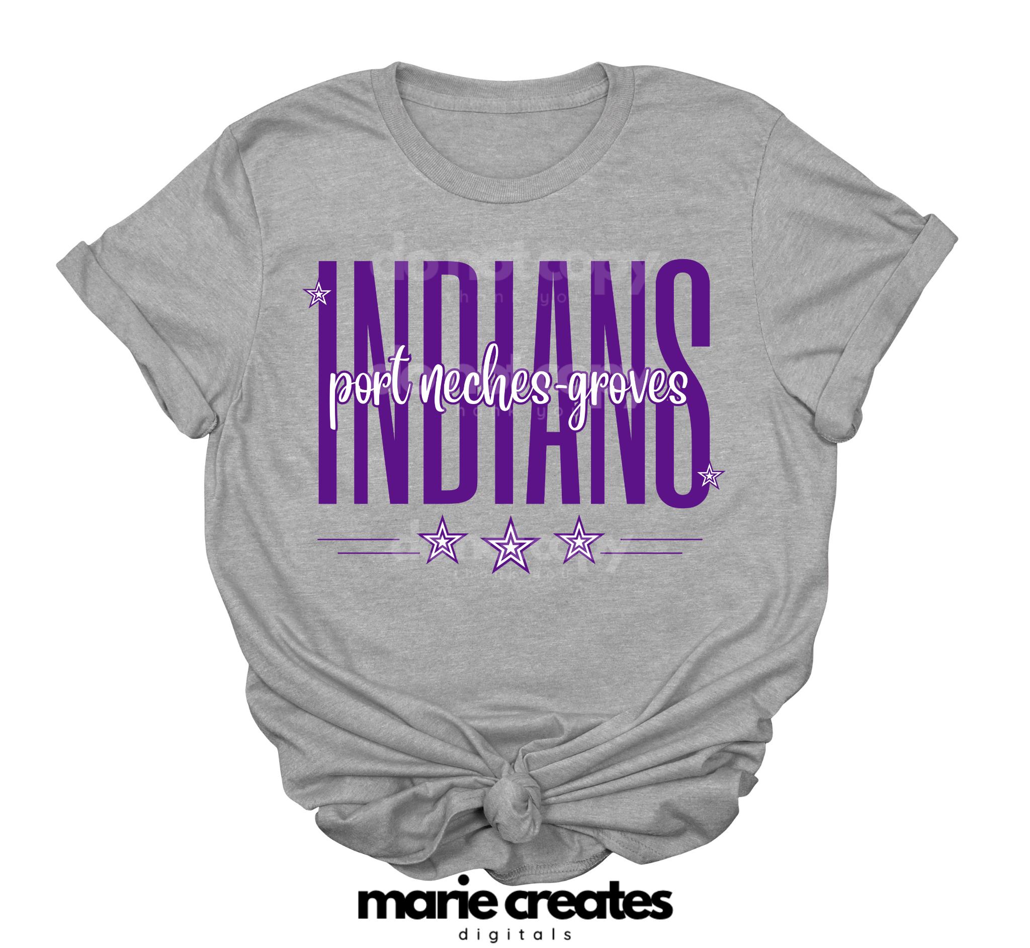 Port Neches Groves Indians PNG, Port Neches Groves PNG, Indians PNG ...