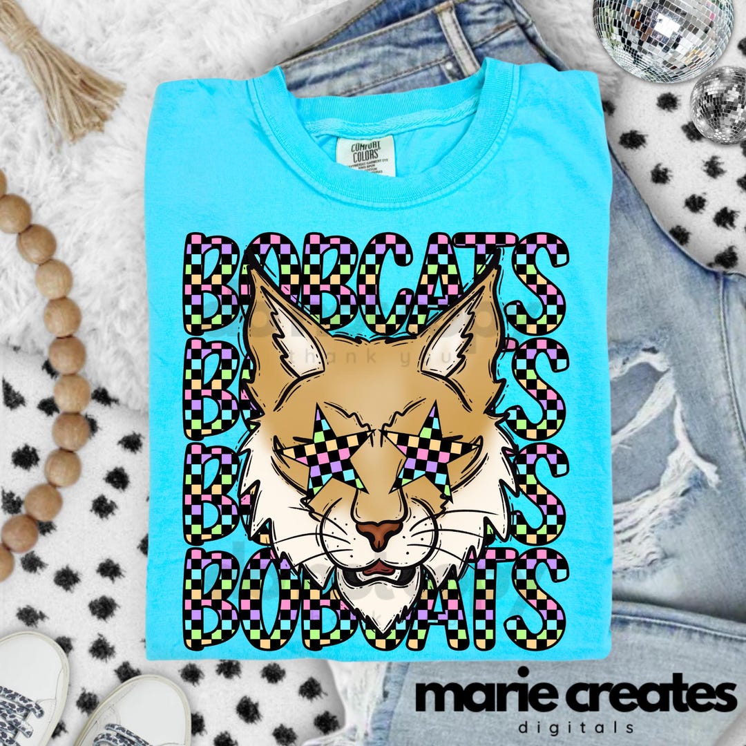 Bobcats PNG, Bobcats Mascot PNG, School Spirit PNG - Etsy