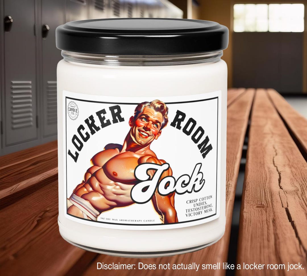 Locker Room Jock Candle |vintage Men Scented Soy Candle |funny Gay Gift ...