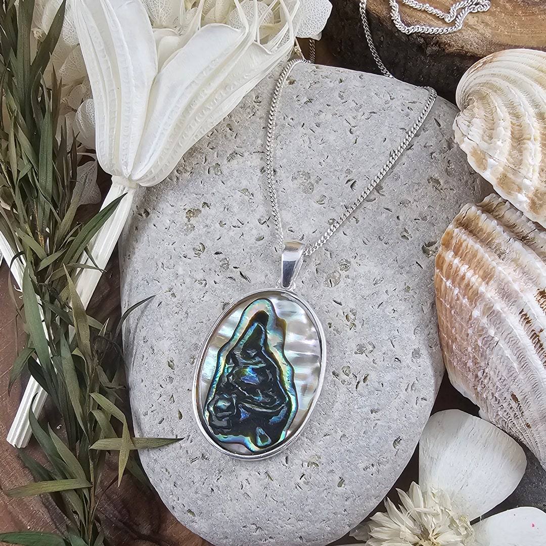 Paua Shell Paua Shell Pendant Paua Shell Necklace Paua Shell Jewellery ...