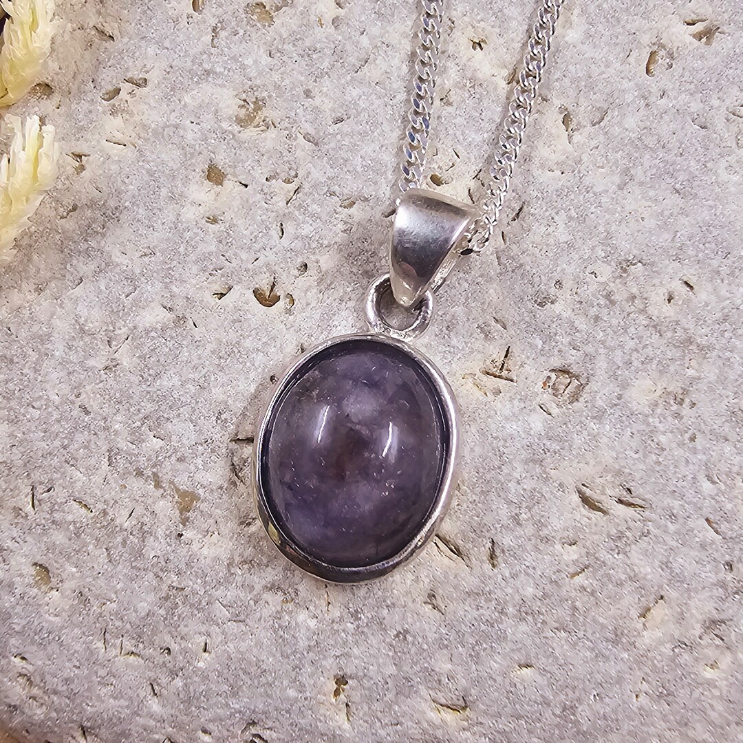 Blue John Blue John Pendant Blue John Necklace Blue John Jewellery - Etsy