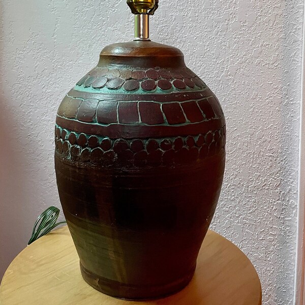 Plaster Table Lamp - Etsy