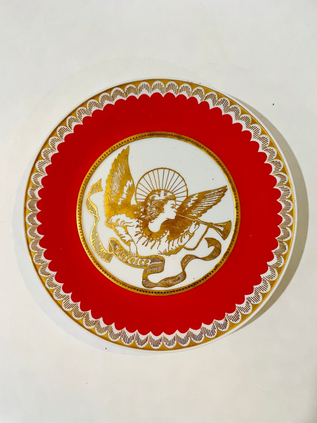 Porta Rejoice Fine Porcelain Angel Plate - Etsy