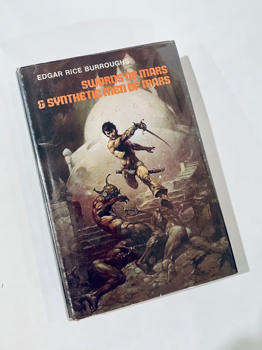 Swords of Mars and Synthetic Men of Mars Edgar Rice Burroughs Frank ...