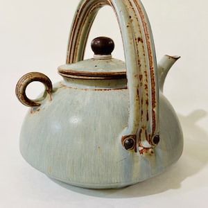 Artist Signed Handmade Pottery Teapot - Etsy