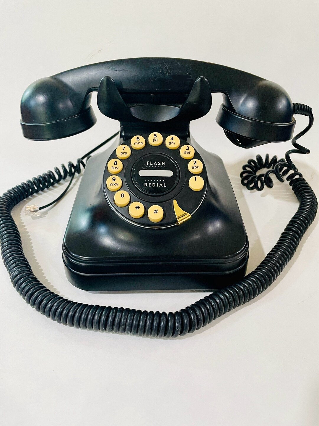 Black Rotary Style ‘grand’ Phone - Etsy