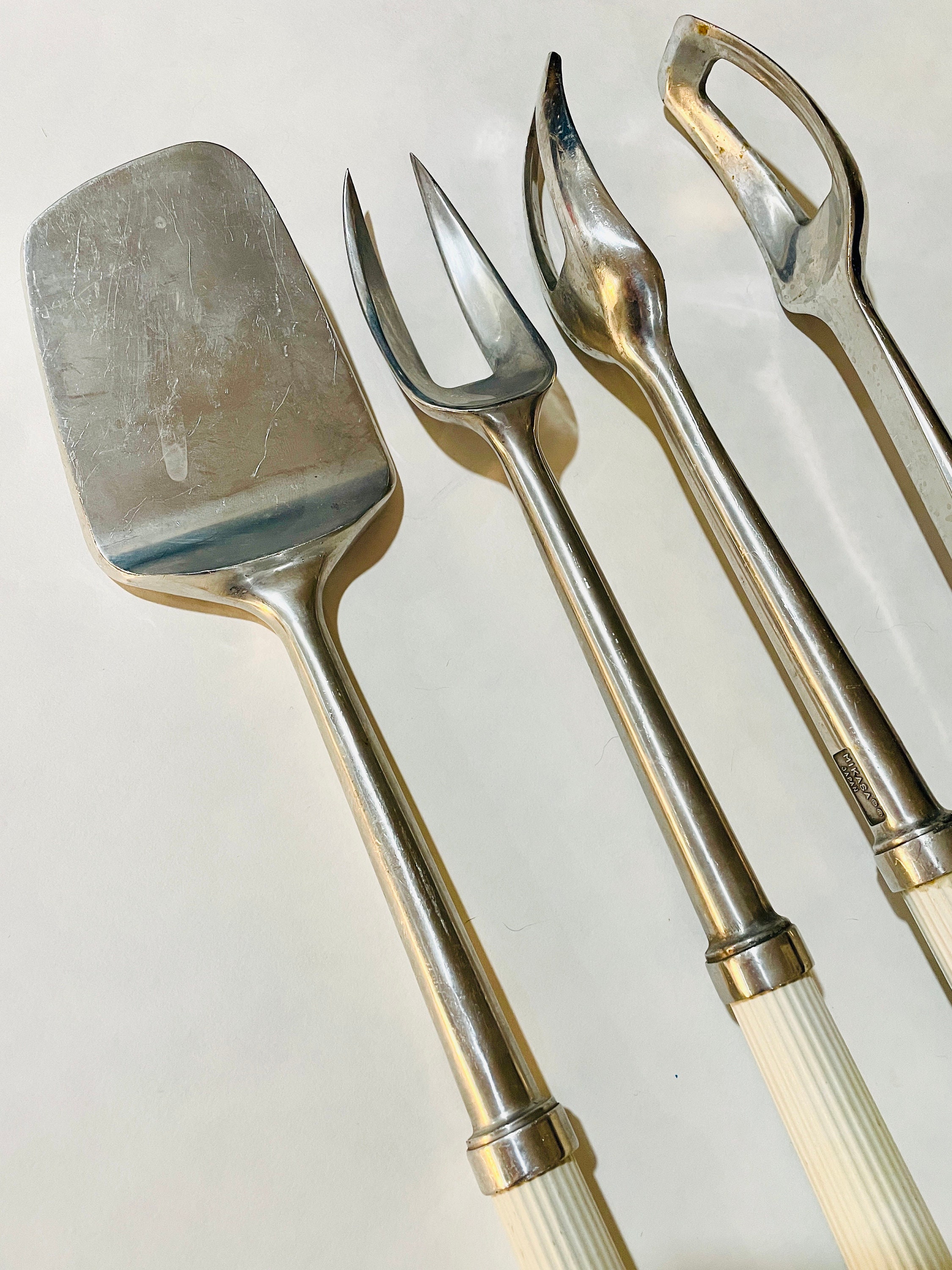 Mikasa Aluminum Grill Tool Set Japan 1960's - Etsy