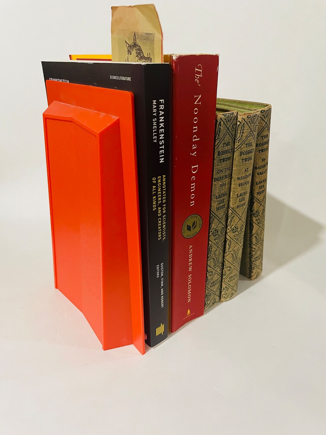 Orange Large Rodgers Midcentury Bookends - Etsy