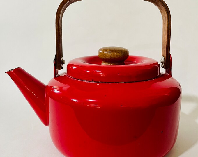 Strawberry Red Copco Style Tea Kettle - Etsy