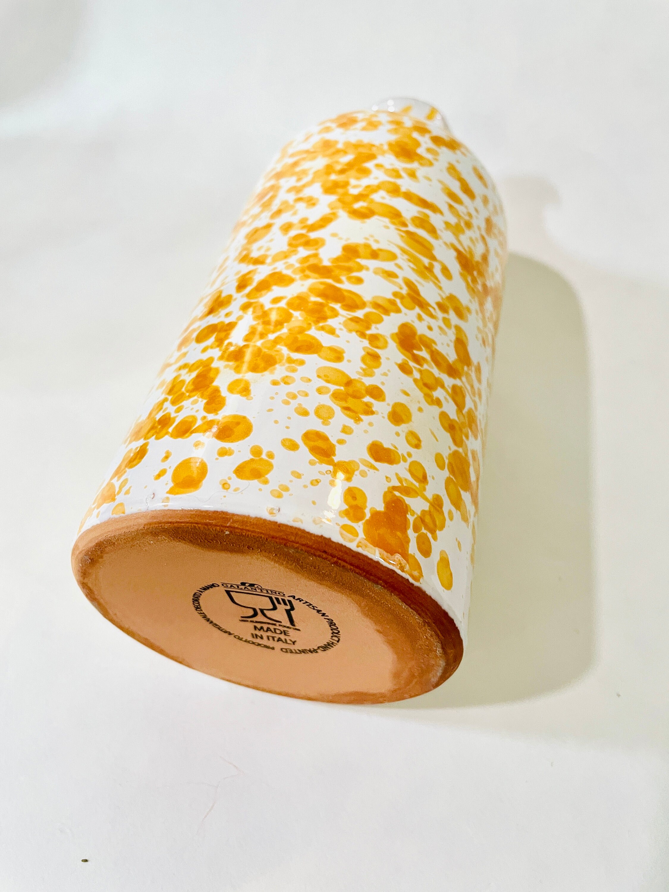 Italian Splatter Terracotta Olive Oil Bottle - Etsy