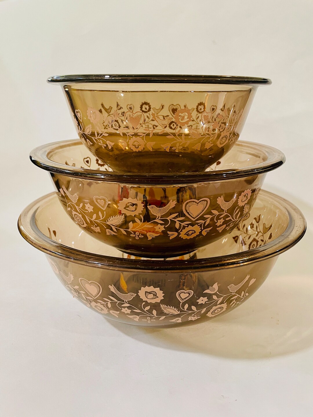 Festive Harvest Pyrex Nesting Bowls Set - Etsy