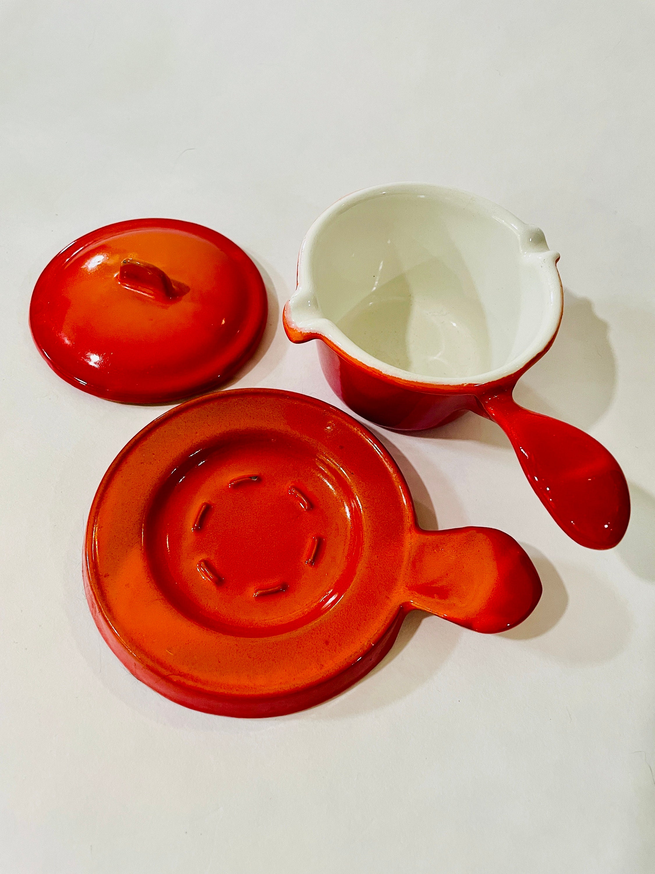 Descoware Enamel Cast Iron Butter Warmer - Etsy
