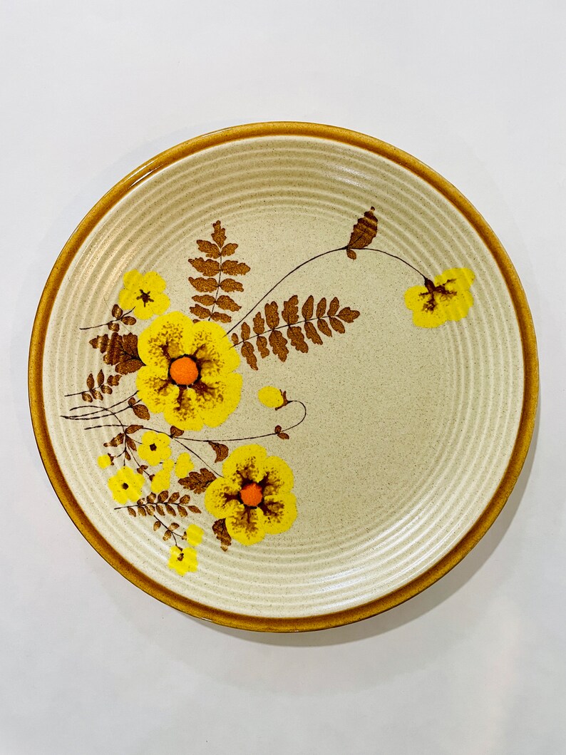 Mikasa Fernflower 1970s Dinner and Salad Plates - Etsy