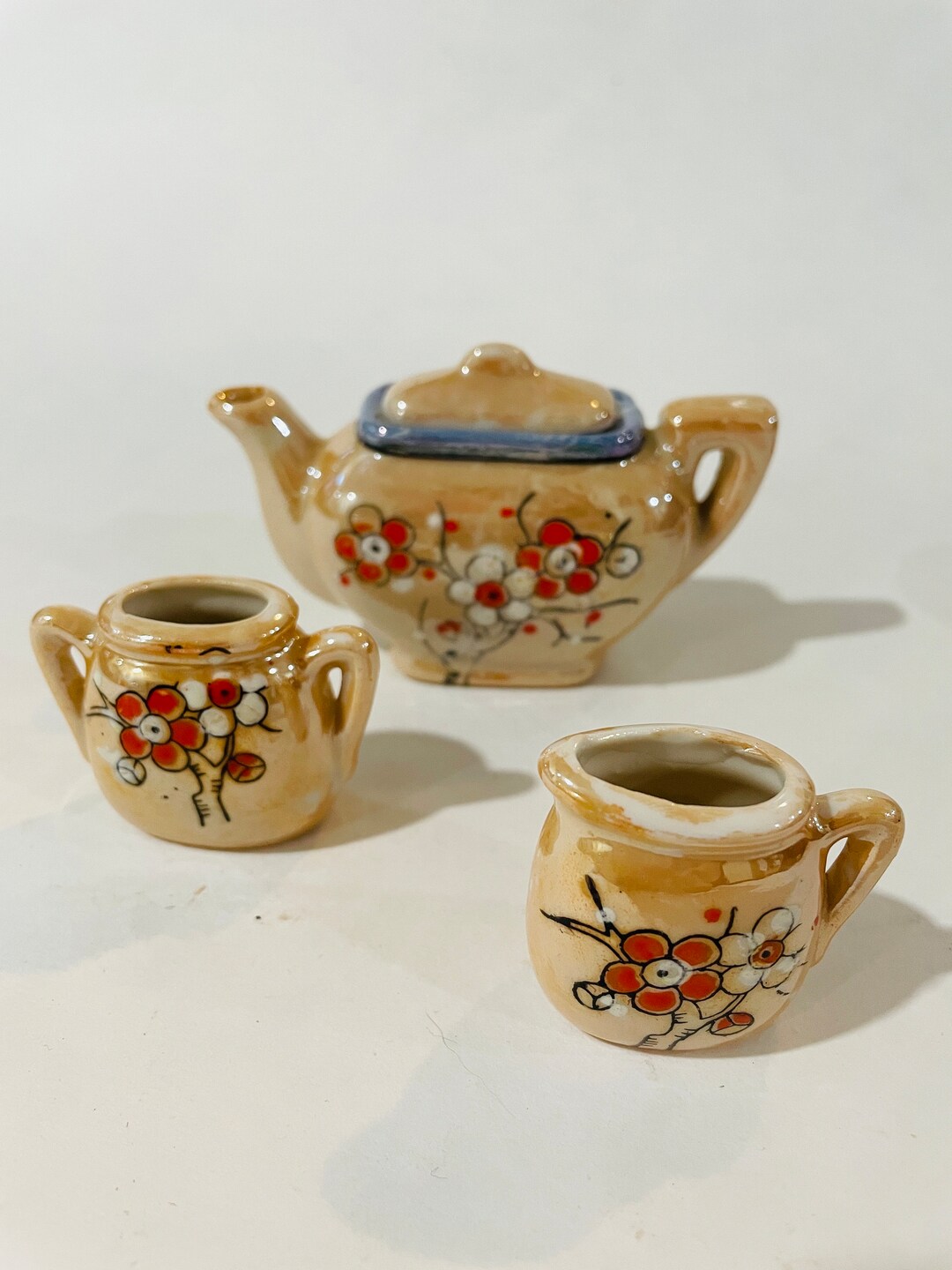 1940s Miniature Lusterware Tea Set - Etsy