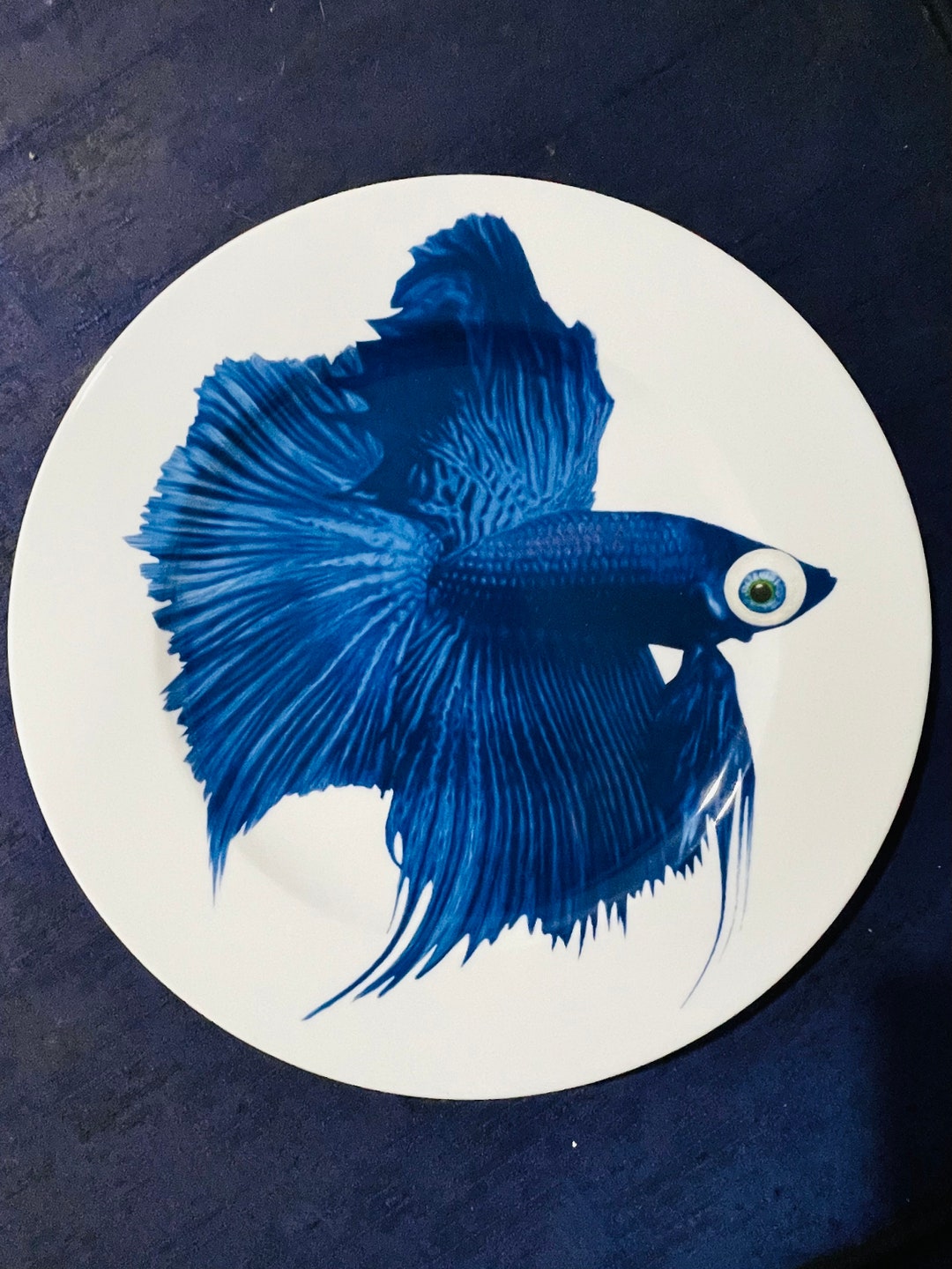 Katie Eary Betta Fish Dinner Plates - Etsy