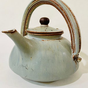 Artist Signed Handmade Pottery Teapot - Etsy