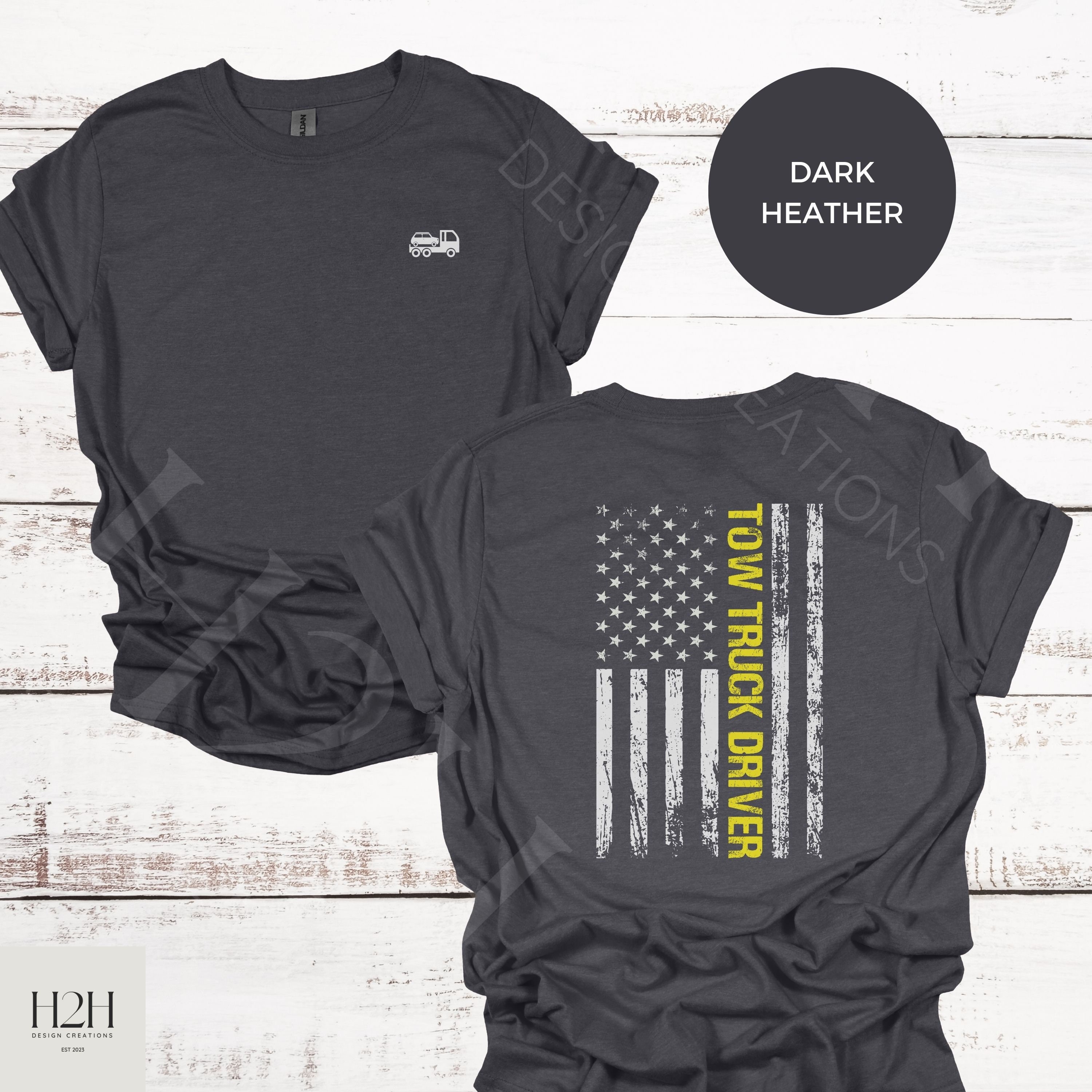 Custom Tow Truck Driver Shirt, Personalized Tow Truck Driver Tee, Tow ...