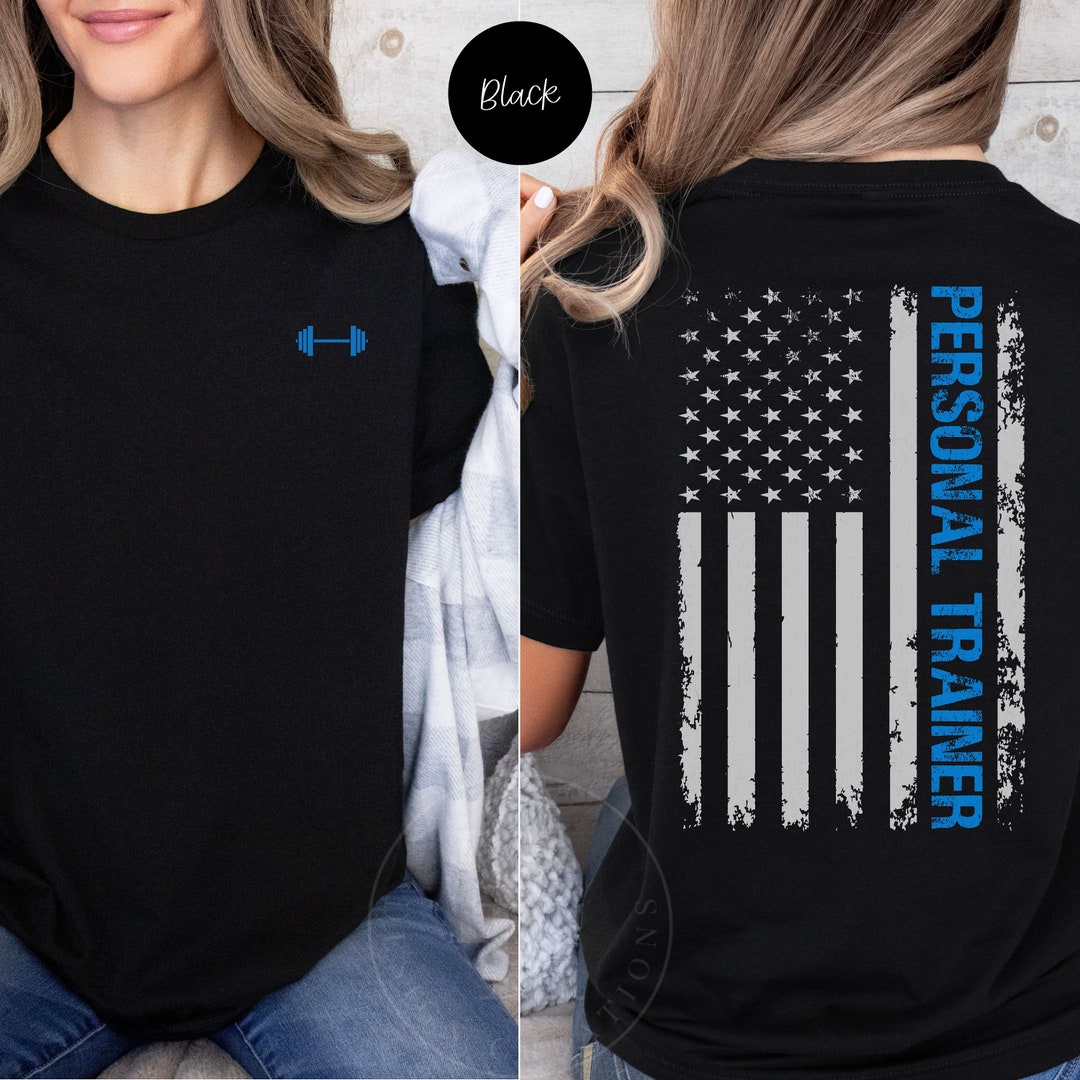 Personal Trainer Shirt, Personal Trainer Tee, Personal Trainer Flag Tee ...
