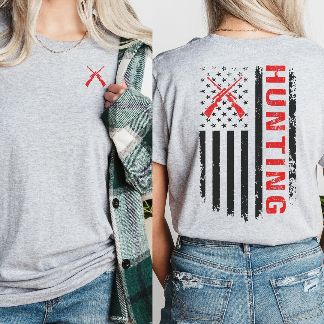 Hunting Shirt, Hunter Shirt, Hunter Flag Shirt, Hunter Gift, Gift for ...
