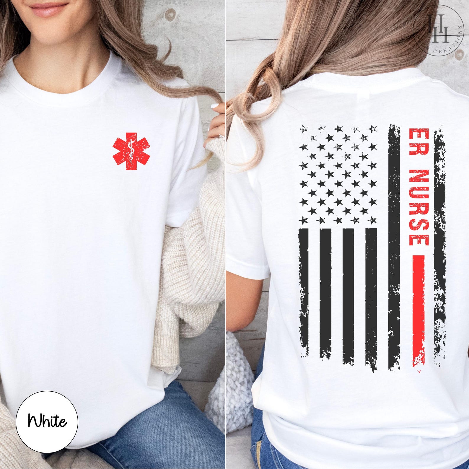 Custom ER Department Shirt, Personalize Emergency Room, Emergency Nurse ...