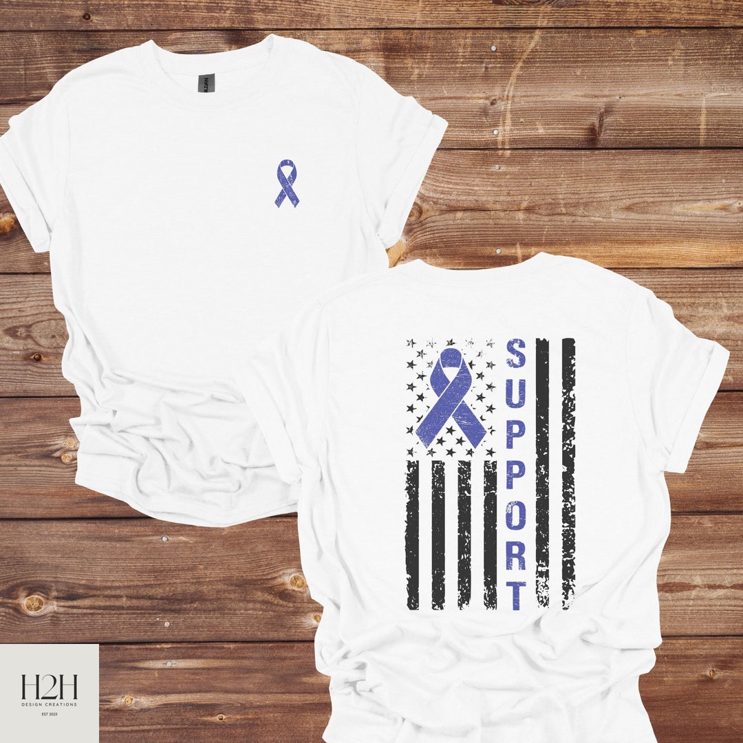 Colon Cancer Support Shirt, Colon Cancer Shirt, Colon Cancer Fighter ...