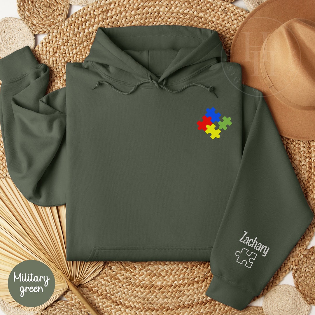 Personalized Autism Hoodie, Autism Awareness Hoodie, Autism Mom Hoodie ...