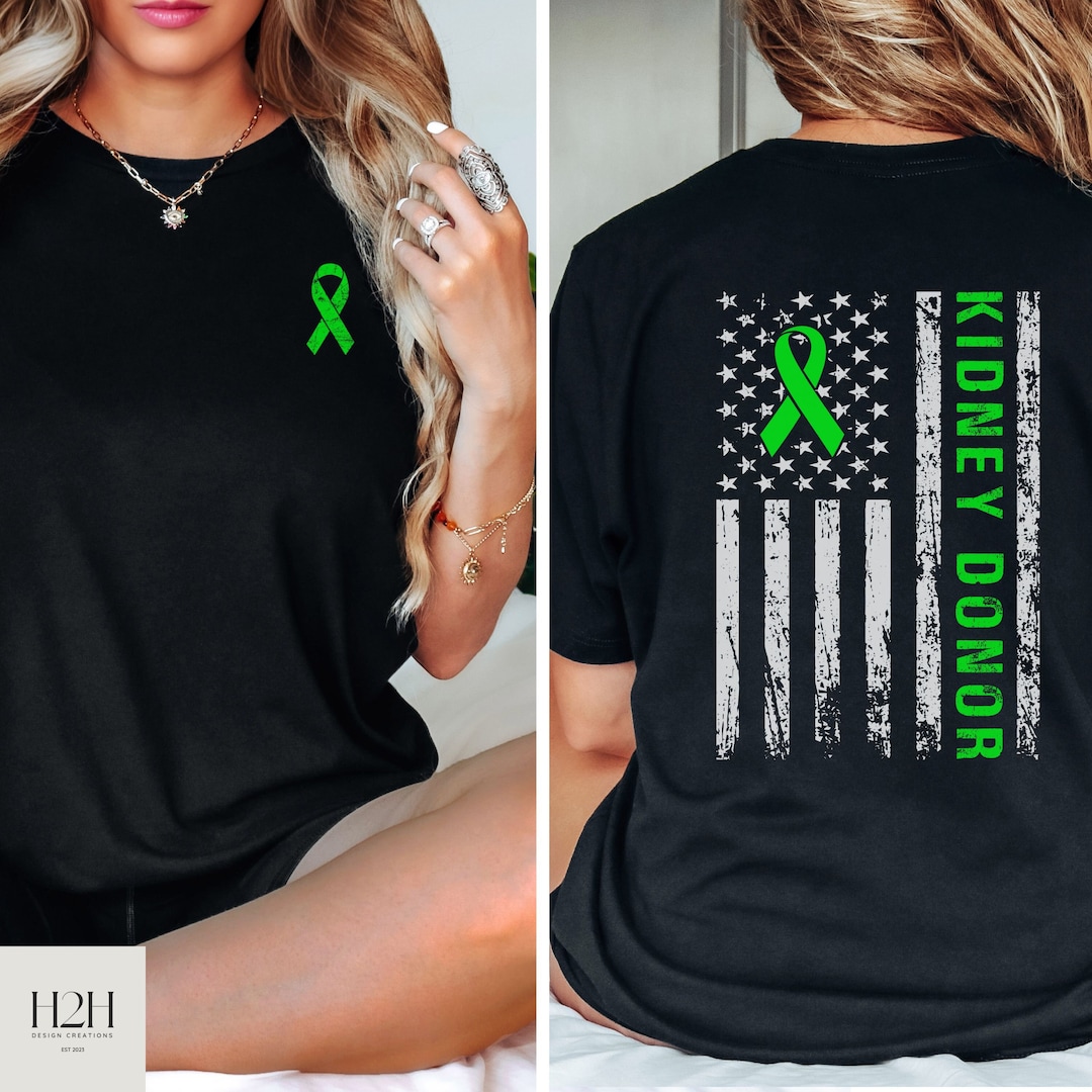 Kidney Donor Shirt, Kidney Donor Tee, Organ Donor Shirt, Organ Donor Awareness, Donate Life Tee ...