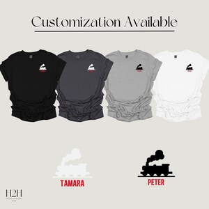 Custom Railroad Shirt, Personalized Railroad Tee, Railroad Flag Tee ...