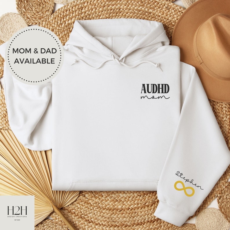 Custom Audhd Hoodie, Autism With ADHD Hoodie, Autism With ADHD, Autism ...