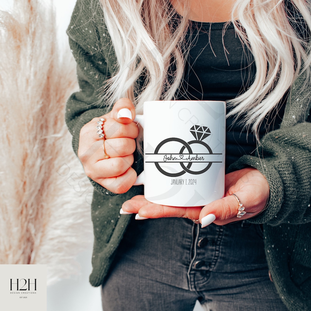 Personalized Wedding Mug, Custom Wedding Mug, Custom Mug, Custom ...