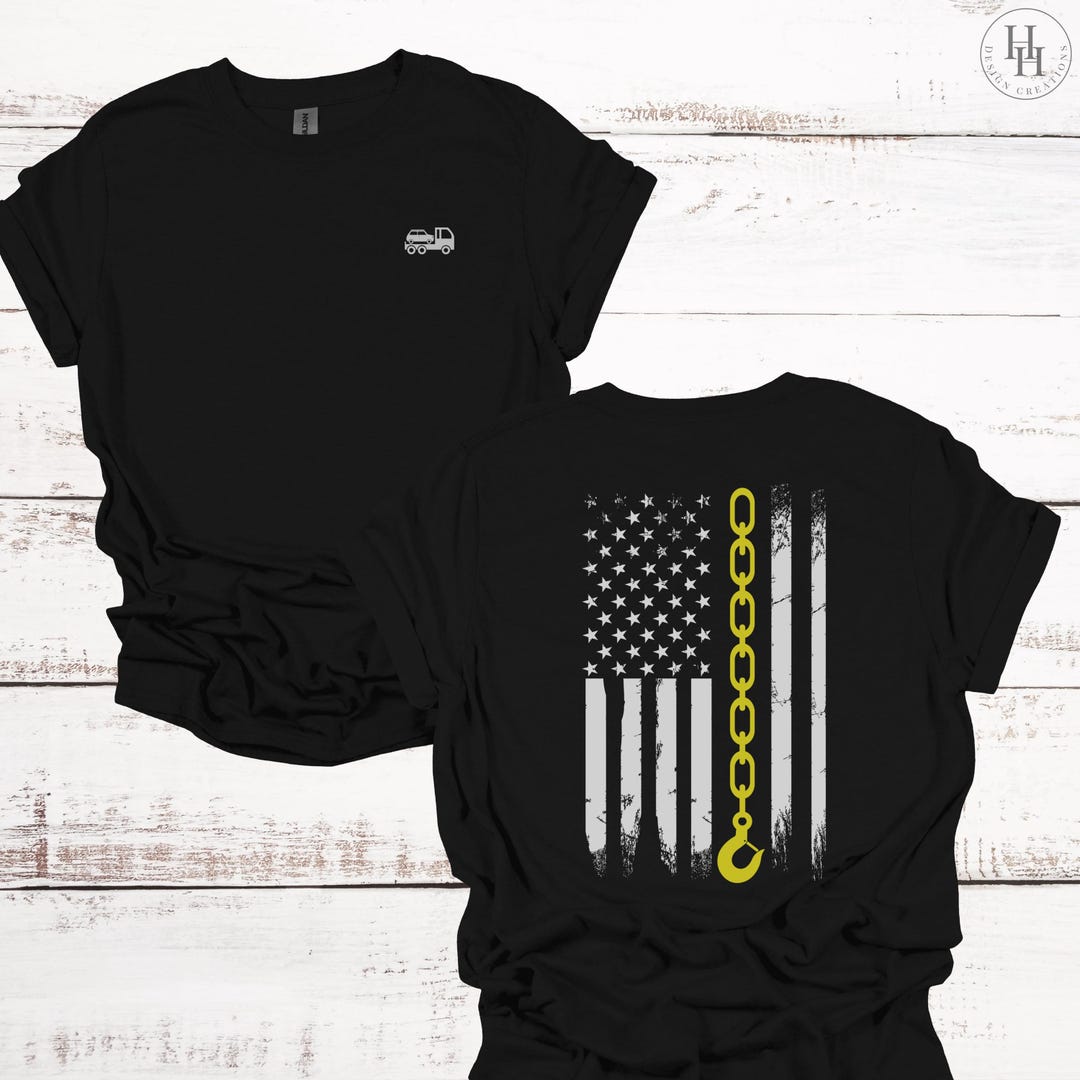 Personalized Tow Truck Driver Shirt, Custom Tow Truck Driver Tee, Tow ...