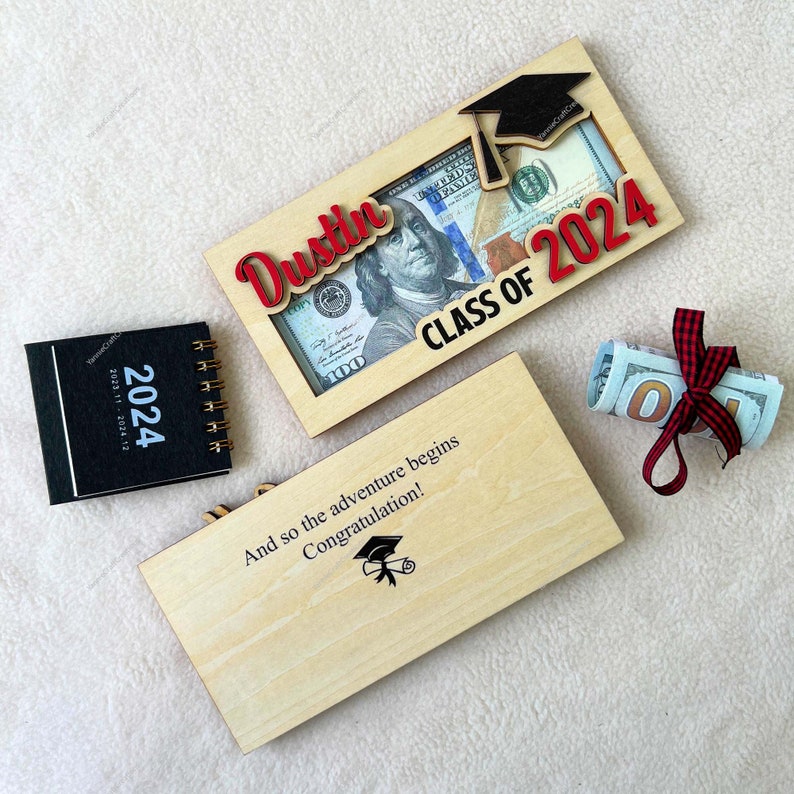 Personalized Graduation Money Gift Holder, Graduation Cash Holder ...