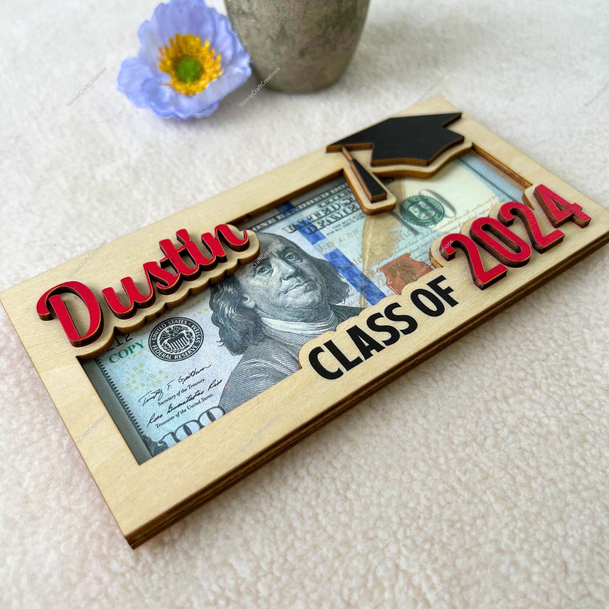 Personalized Graduation Money Gift Holder, Graduation Cash Holder ...