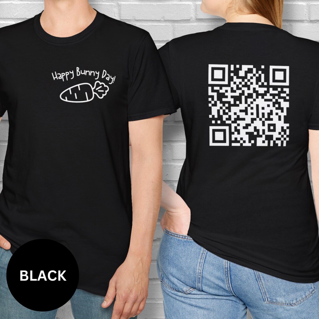 Scan for Surprise, Funny Easter QR Code Shirt, Couples Gift, Funny ...