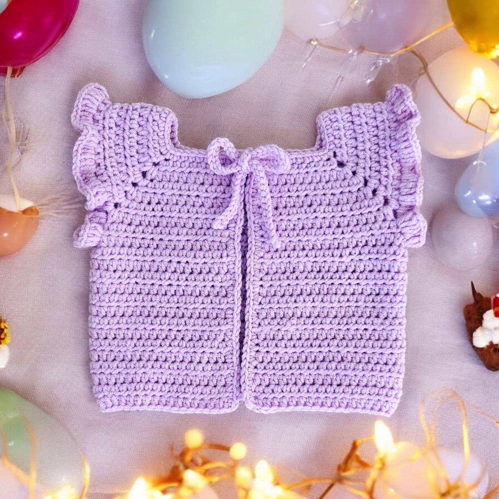 Crochet Baby Vest Pattern 0-3 Months - Etsy