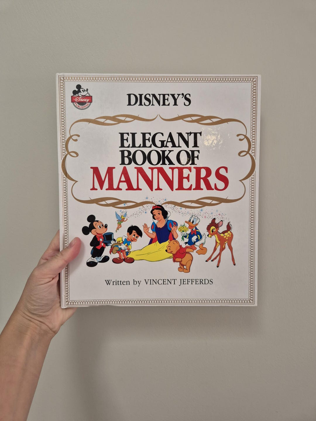 Disney's Elegant Book of Manners | Vintage Collectible Children's Book ...