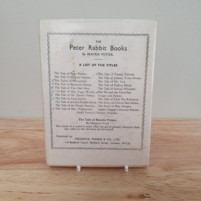 Vintage Small Beatrix Potter the Tale of the Pie and the Patty Pan ...