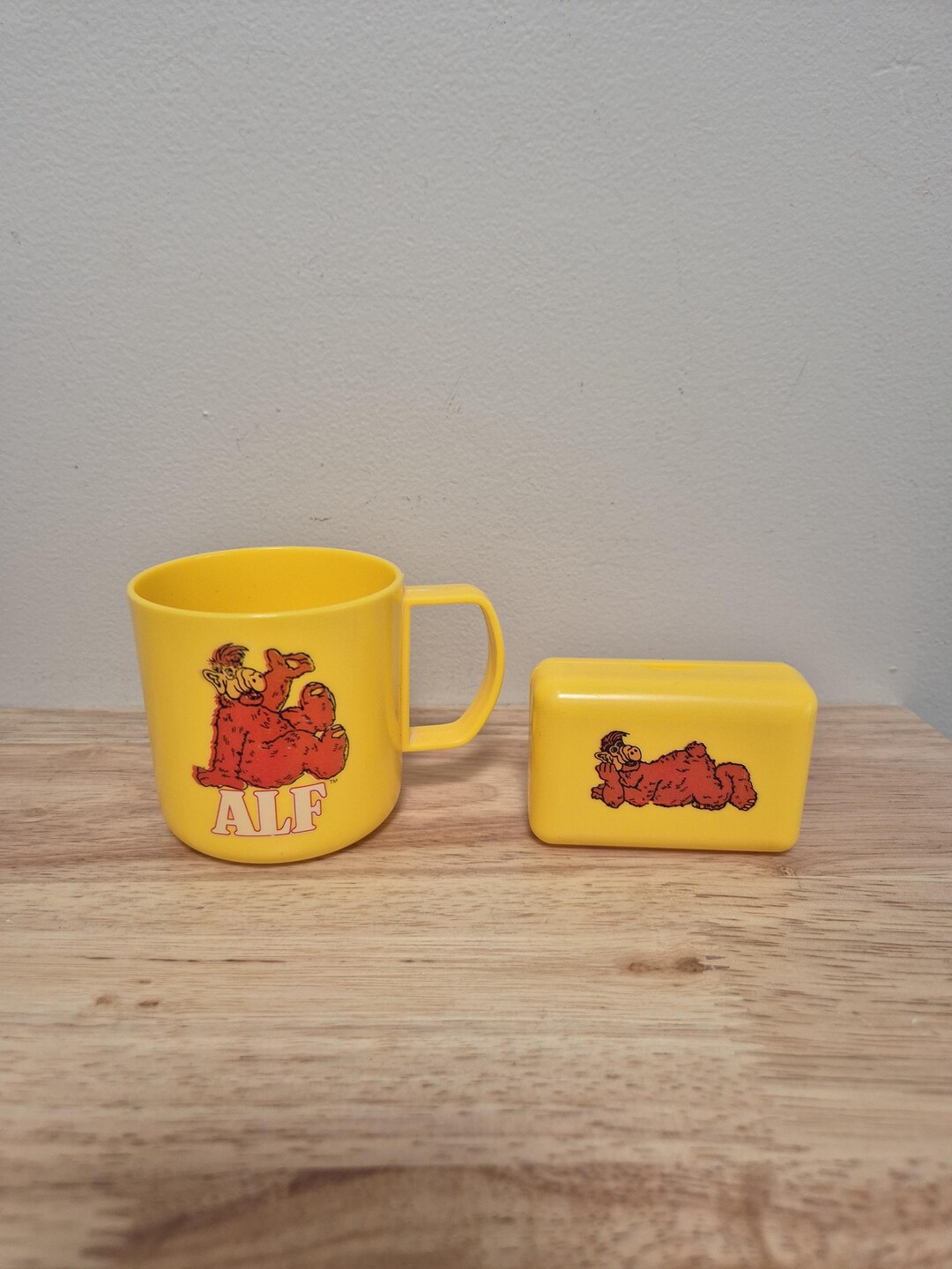 Rare Vintage ALF Plastic Cup and Soap Holder | Collectible | 1980s TV ...
