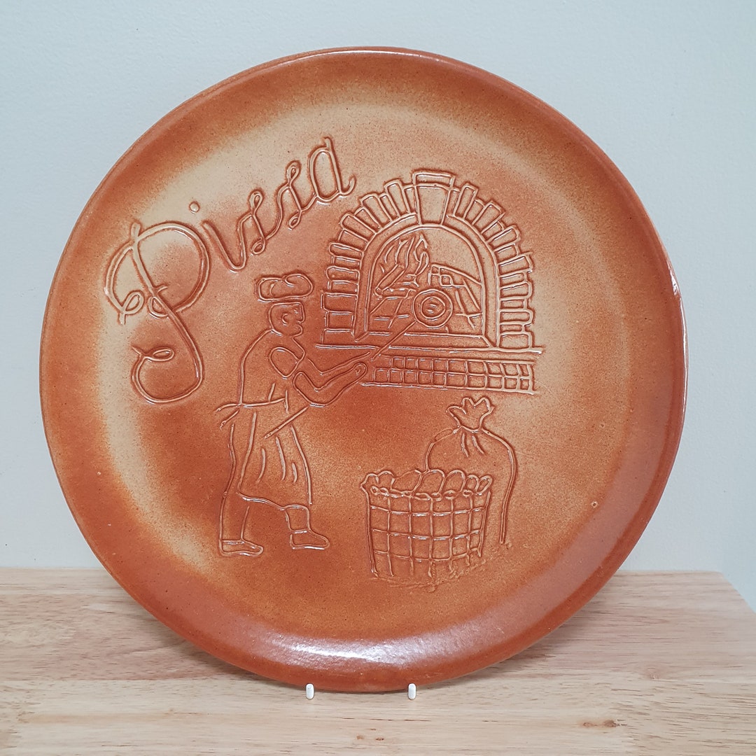 Vintage Italian Pizza Plate Platter TM Ceramics Naples Italy - Etsy ...