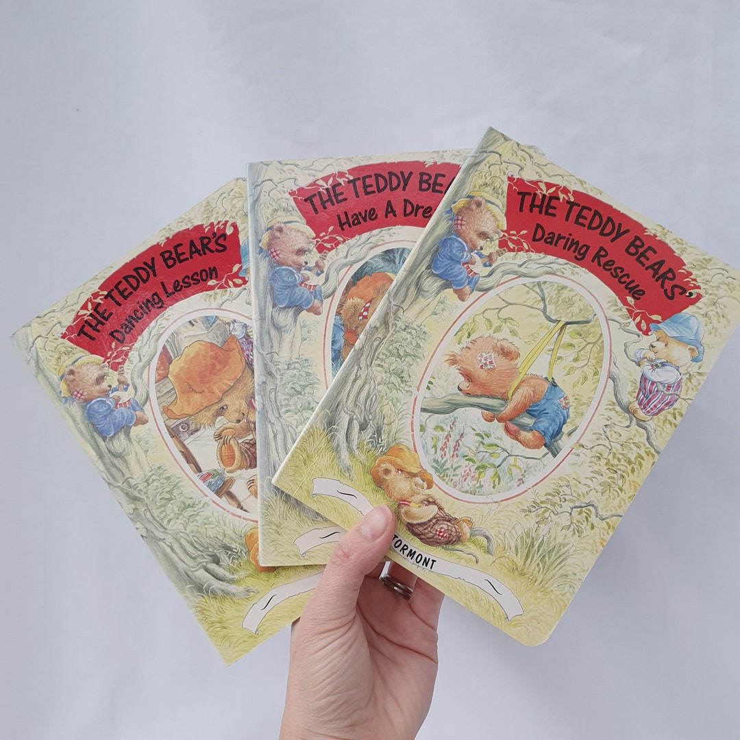 1992 Vintage Teddy Bears Adventure Board Books | Have a Dream | Daring ...