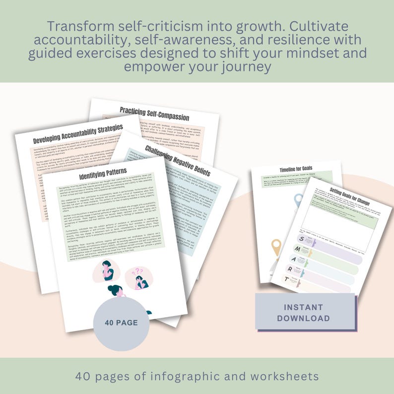 Accountability Workbook for Teens and Adults - Self-criticism ...