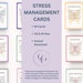 Stress Management Cards / Stress Relief Card / Mindfulness Flashcards ...