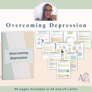 Depression Workbook: CBT Techniques, Therapy Worksheets & Mental Health ...